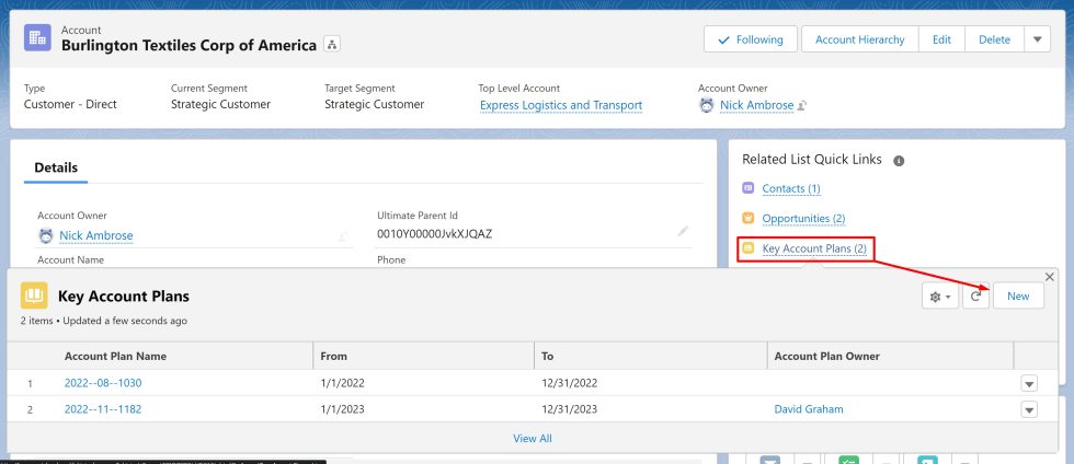 Create Account Plans | Account Planner