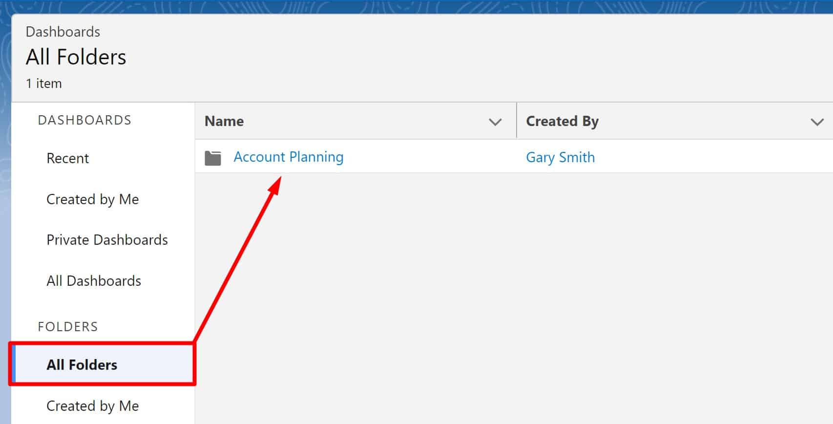 Edit Reports & Dashboards | Account Planner