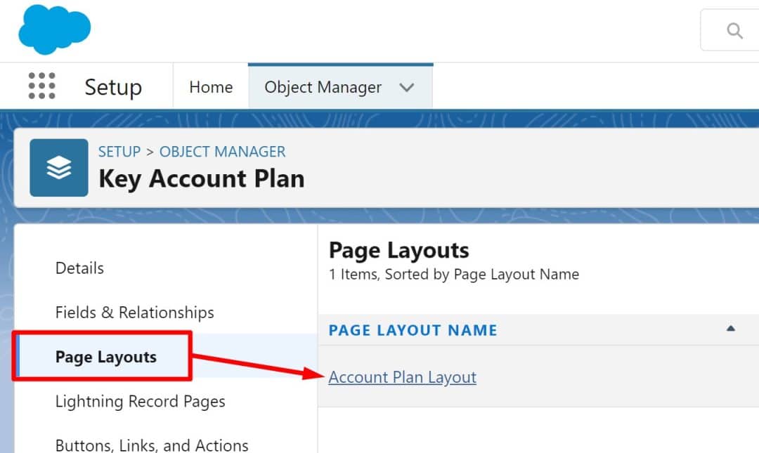 Account Plan Page Layout | GSP Account Planner