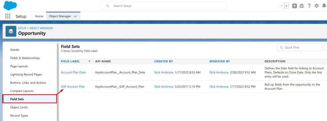 Rollup Additional Opportunity Fields | Account Planner