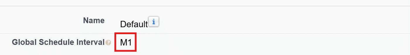 Update Schedule Frequency | GSP Product Schedules