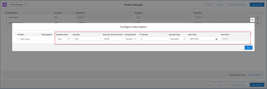 How To Manage Subscription Products In Salesforce